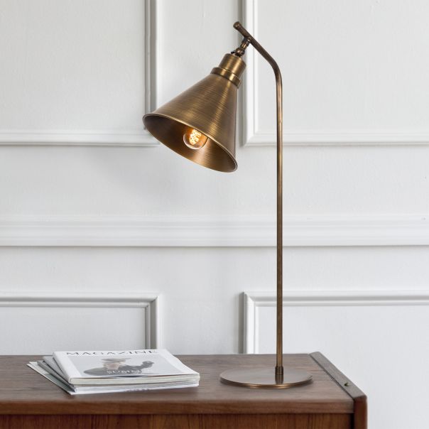OPVIQ Stona lampa Sivani MR-610, zlatna
