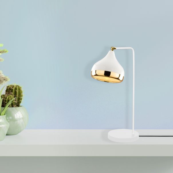 OPVIQ Stona lampa Yıldo 6897, bela/zlatna