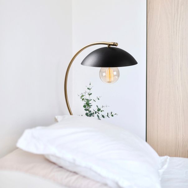 OPVIQ Stona lampa Sıvani NT 150, zlatna/crna