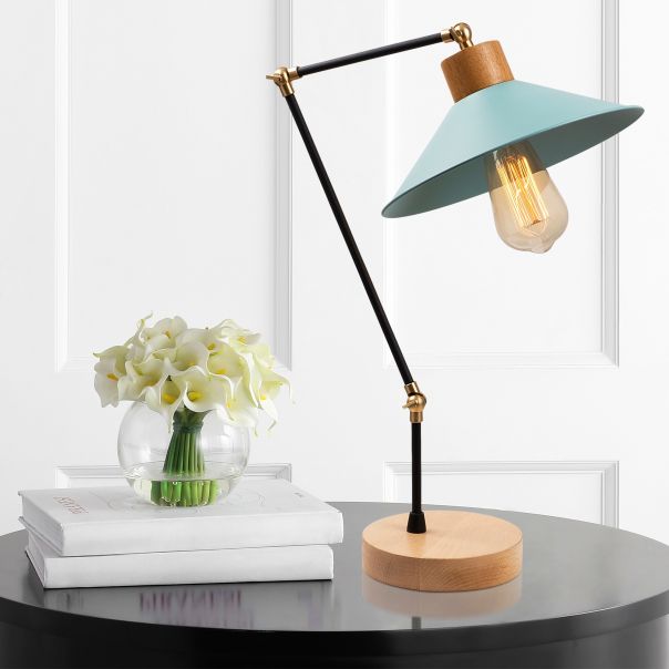 OPVIQ Stona lampa Manavgat N-607, plava/braon