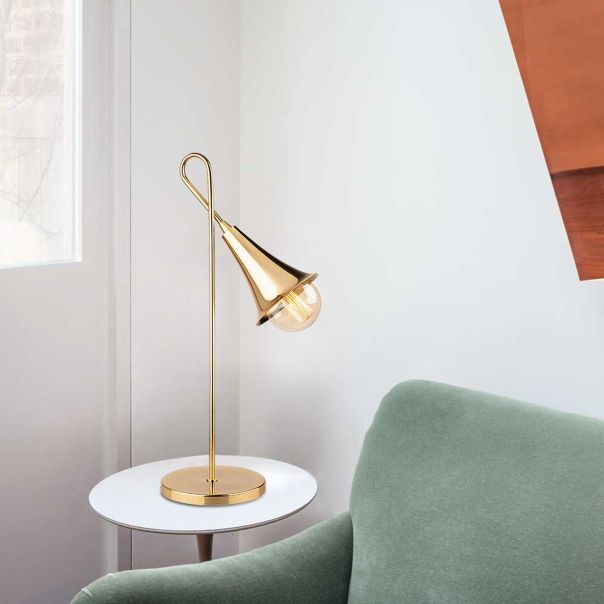 OPVIQ Stona lampa Sarmal 3071, zlatna