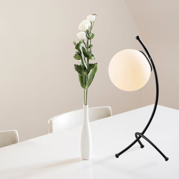OPVIQ Stona lampa Yay 5011, crna/bela
