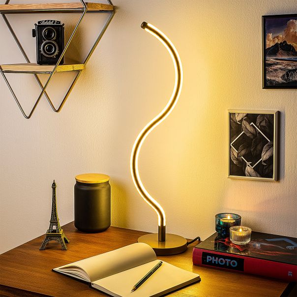 OPVIQ LED stona lampa Yılan 13277, zlatna