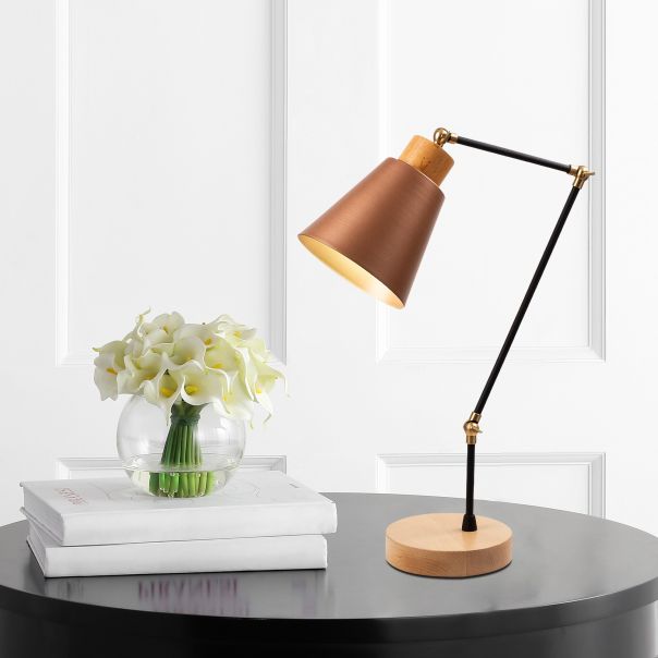 OPVIQ Stona lampa Manavgat N-592, crna/bakarna