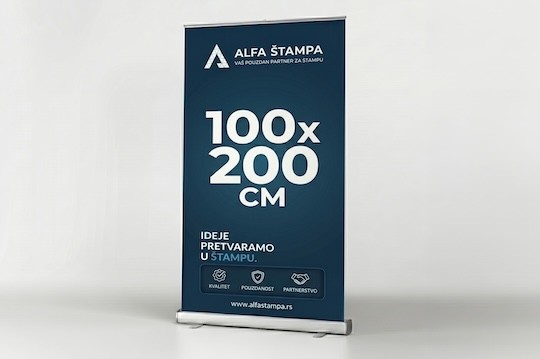 Roll up baner 100 x 200 cm