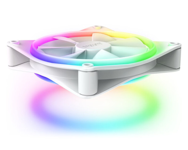 NZXT F120 RGB Duo 120mm ventilator beli (RF-D12SF-W1) (CAS03046)