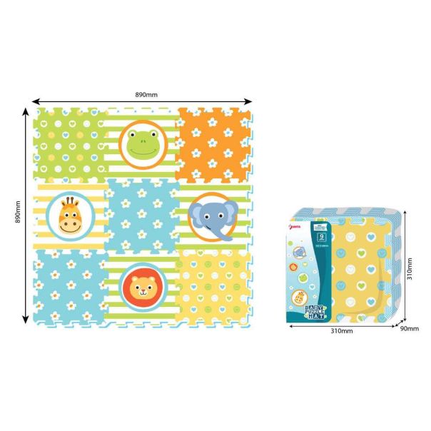 SUN TA Podne puzzle - Životinje 3 - 9 komada 310X310X100