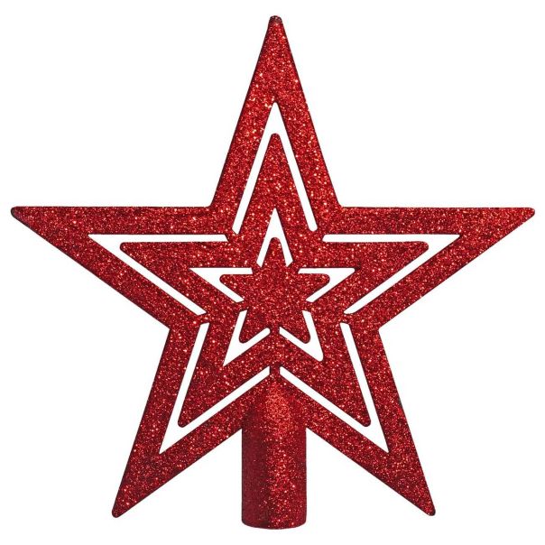 Novogodišnji ukras vrh za jelku Zvezda, zlatna