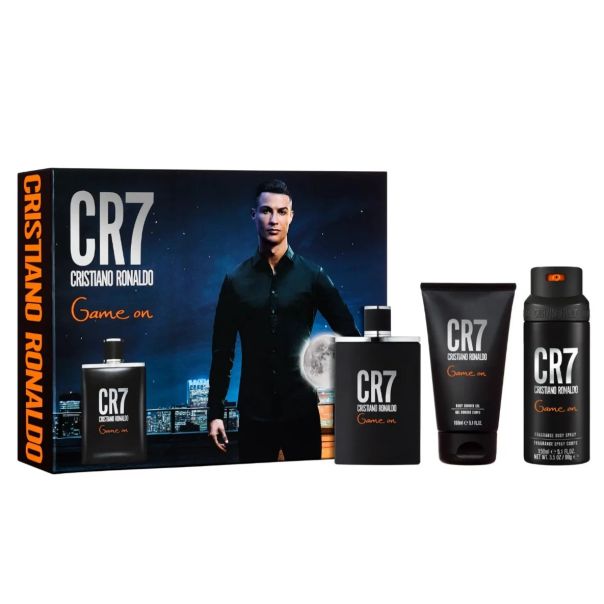 Cristiano Ronaldo CR7 Game On Set (EDT 100ml + SG 150ml + Deo 150ml)