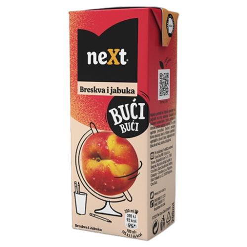 Next BUĆI BUĆI Breskva,200ml, 24 kom