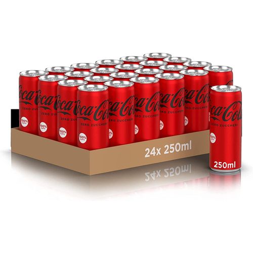 Coca-Cola Zero 250ml, 24 limenke XXL