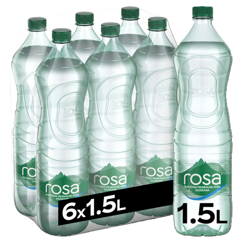 Rosa Voda gazirana 1.5LX6 kom PET