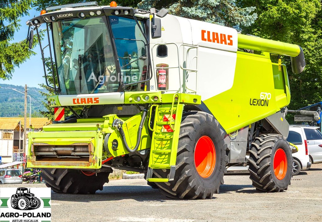 Claas LEXION 670 - 2014 ROK - 1874 H - VARIO 750 kombajn za žito