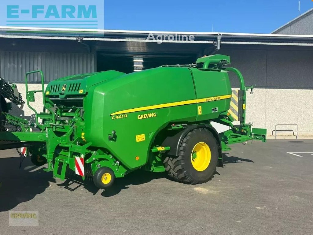 John Deere c 441r mit folienbindung balirka za okrugle bale