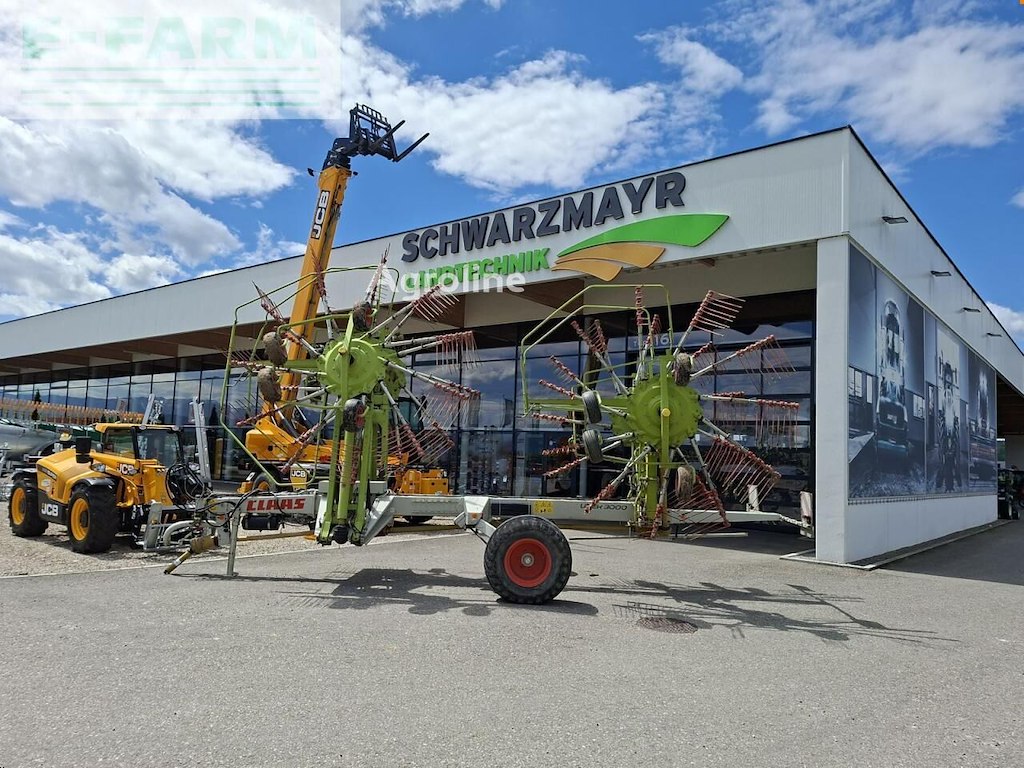 Claas liner 3000 prevrtač sena