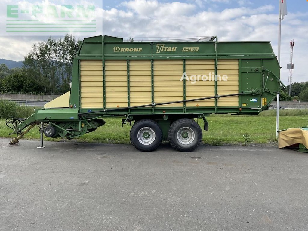 Krone krone ladewagen titan r 48/gd samoutovarna prikolica