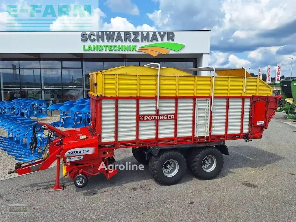 Pöttinger Torro 5100 d samoutovarna prikolica