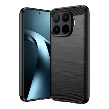 XIAOMI 17T PRO BRUSHED TPU CASE - CARBON FIBER - BLACK