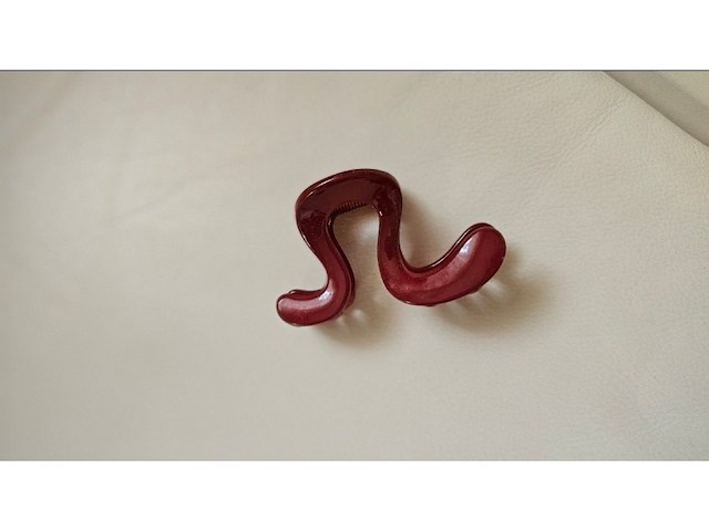 Snala za kosu burgundy, dekorativna