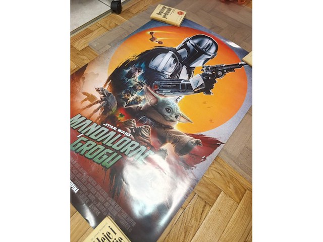 Mandalorac i Grogu filmski poster Star Wars