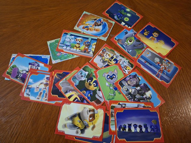 Sličice Paw Patrol Mighty Pups, komad