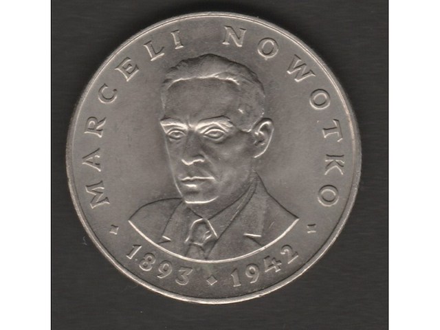 20 Zlotys (Marceli Nowotko) - Poljska - 1976