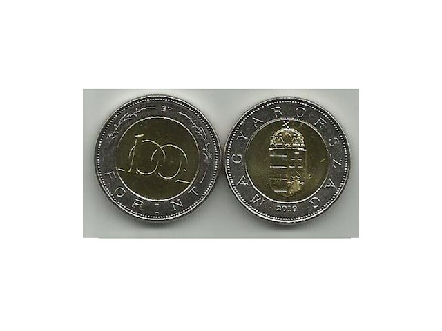 MADJARSKA  100 forint 2019 UNC Bimetal