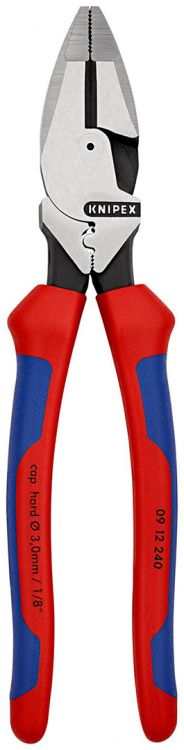Knipex kombinovana klešta za kablove sa tačkom za presovanje Lineman 240mm (09 12 240)