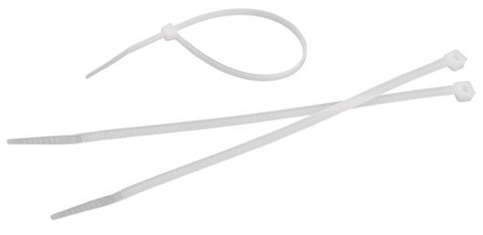 Plastične vezice 200 mm - bele Tolsen (50108)