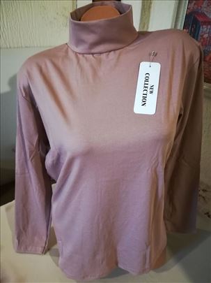 Odlicna ženska pamučna rolka Moda braon XXL Novo