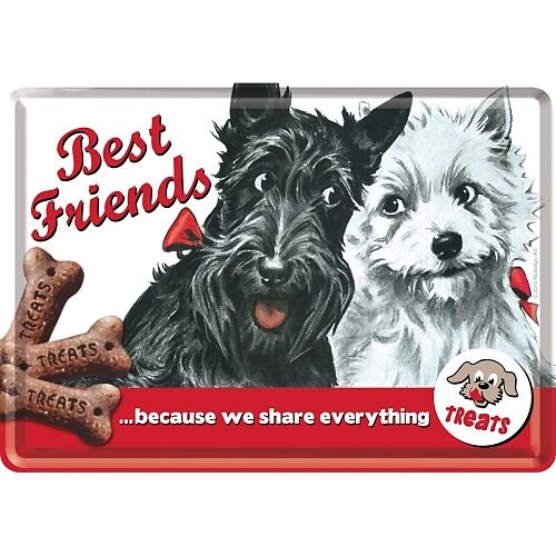 Nostalgic-Art razglednica – Best Friends