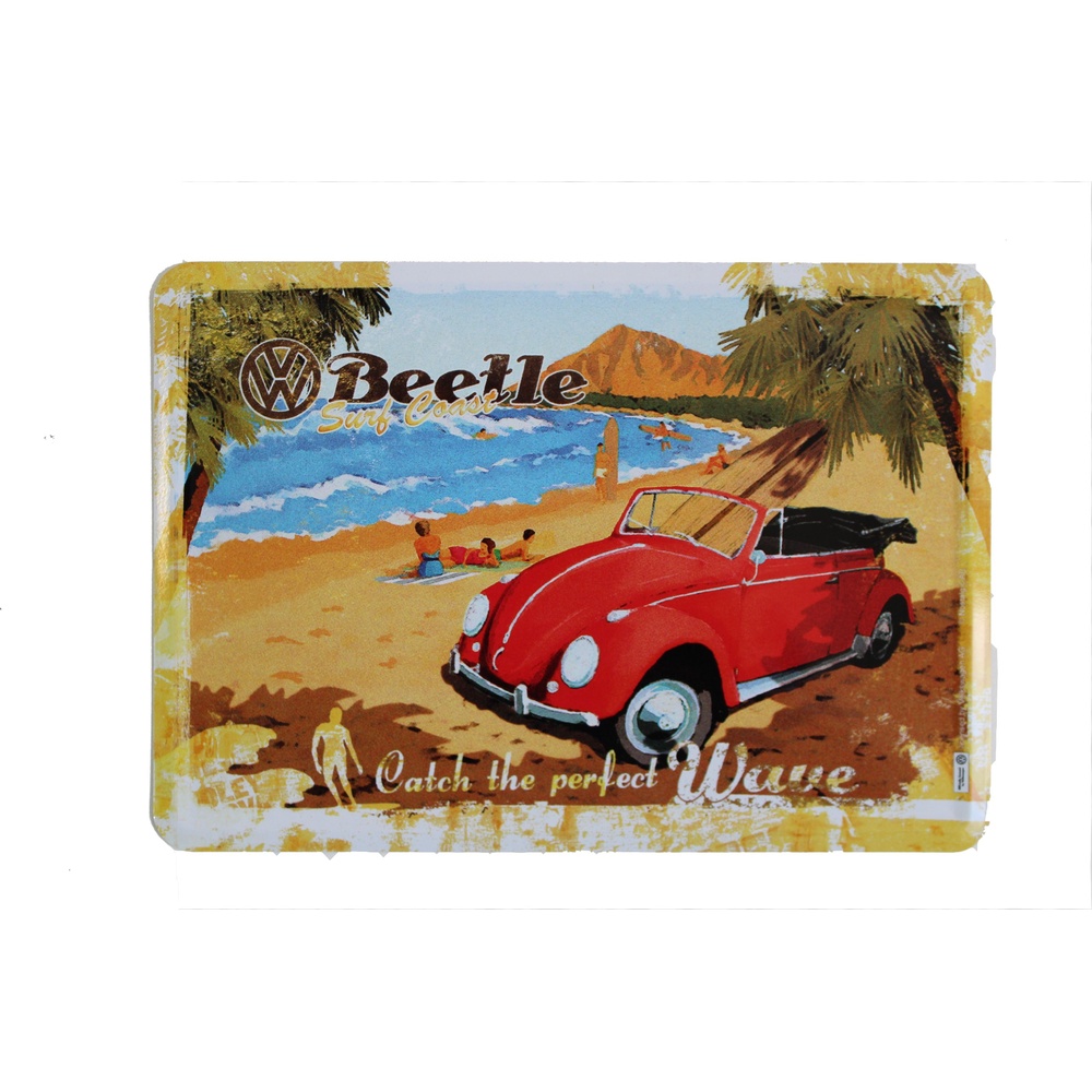 Nostalgic-Art razglednica – VW Beetle Beach