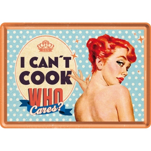 Nostalgic-Art razglednica – Can’t Cook