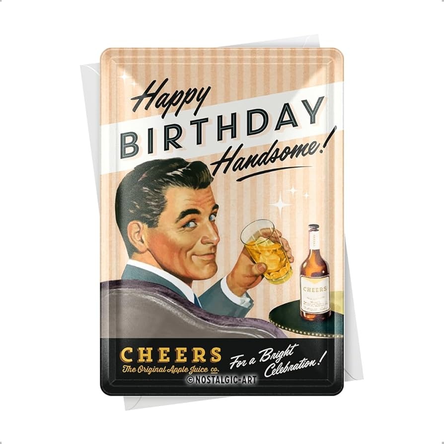 Nostalgic-Art razglednica – Happy Birthday