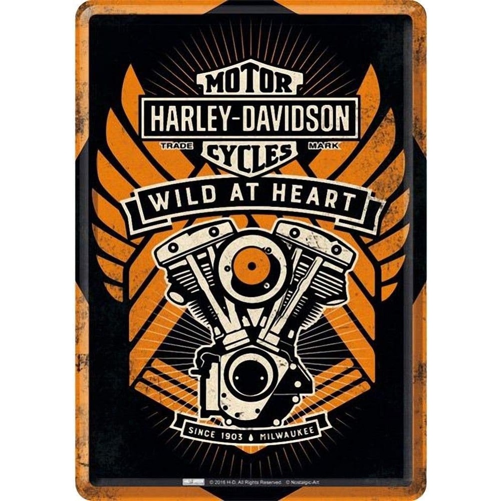 Nostalgic-Art razglednica – Harley-Davidson Wild