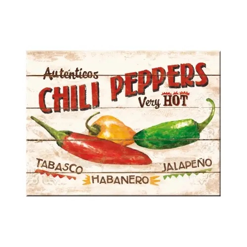 Nostalgic-Art dekorativni magnet – Chili Peppers