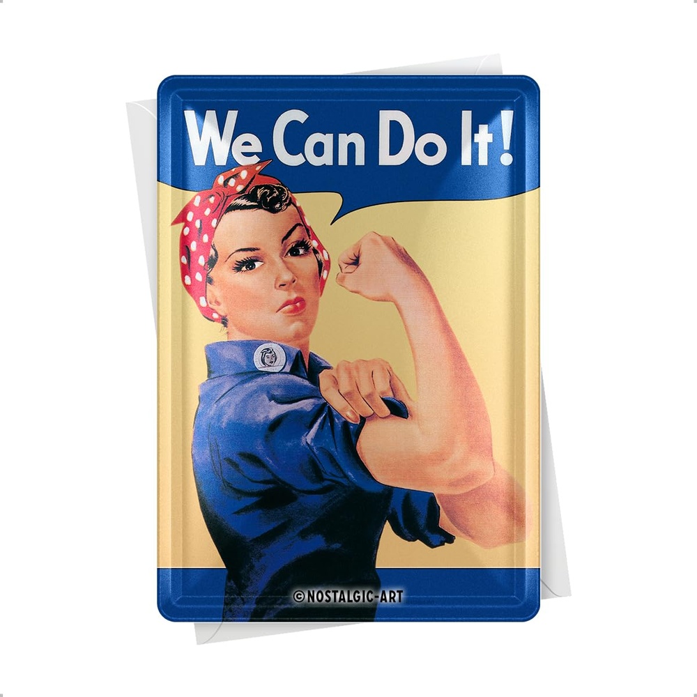 Nostalgic-Art razglednica – We Can Do It