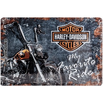 Nostalgic-Art metalna dekorativna tabla 20×30 – Harley-Davidson Favourite Ride