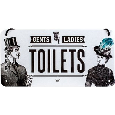 Nostalgic-Art metalna dekorativna tabla viseći – Ladies & Gentlemen