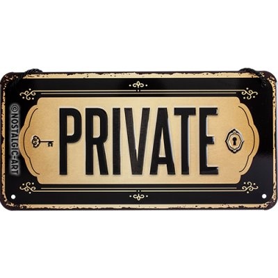 Nostalgic-Art metalna dekorativna tabla viseći – Private