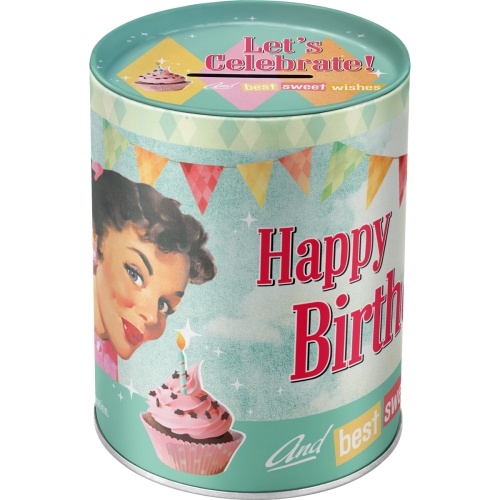Nostalgic-Art dekorativna kutija za novac – Birthday