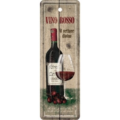 Nostalgic-Art metalni obeleživač – Vino Rosso