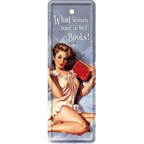 Nostalgic-Art metalni obeleživač – What Women Want