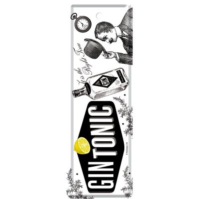 Nostalgic-Art metalni obeleživač – Gin Tonic