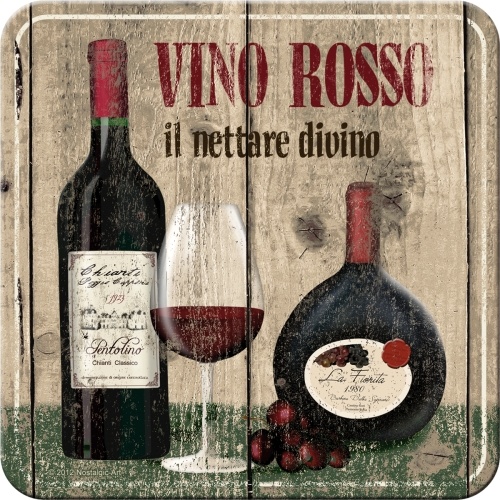 Nostalgic-Art dekortivni podmetač – Vino Rosso