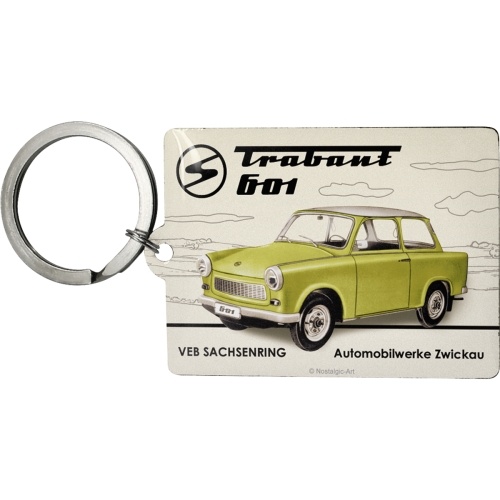 Nostalgic-Art okrugli privezak za ključeve – Trabant 601