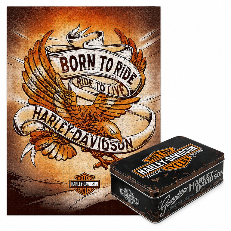 Nostalgic-Art Puzzle -Harley-Davidson
