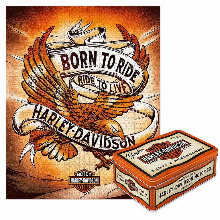 Nostalgic-Art Puzzle -Harley-Davidson