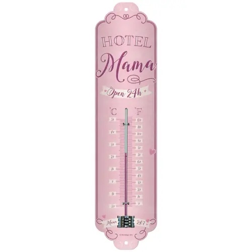 Nostalgic-Art metalni termometar – Hotel Mama