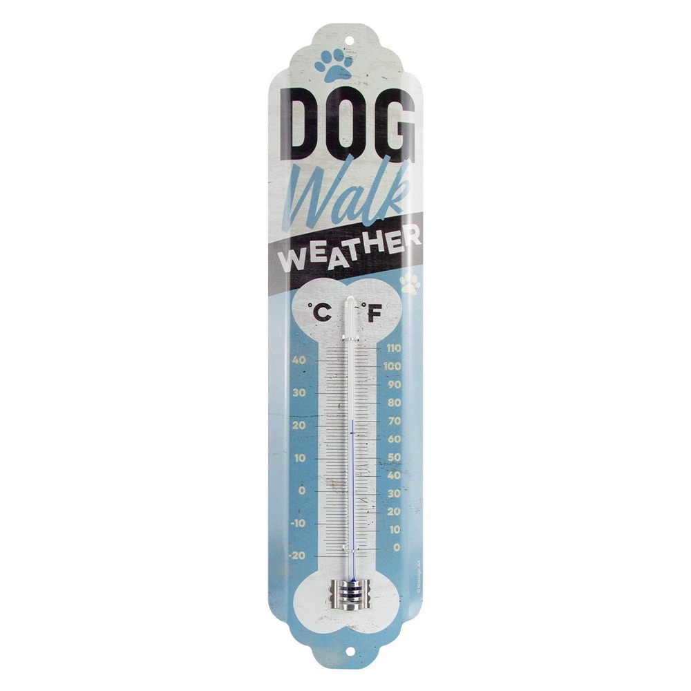 Nostalgic-Art metalni termometar – Dog Walk Weather
